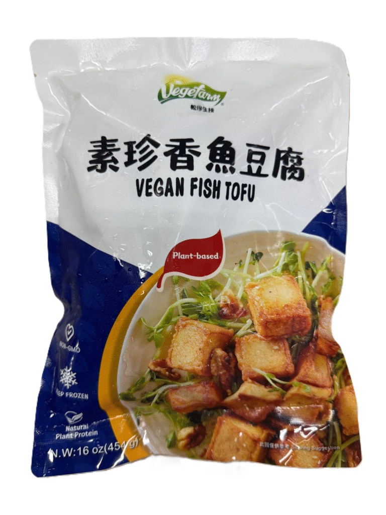 Vegan Fish Tofu 鱼豆腐 454g (Vege Farm) – Tian Xin Su Shi Bao Dian